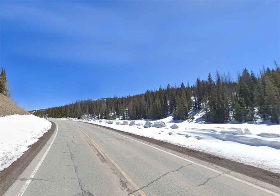 A Steep Paved Road To La Manga Pass In Colorado