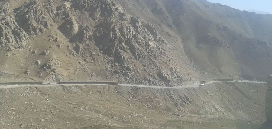 Salang Pass: a road with heavy snowfalls and strong winds