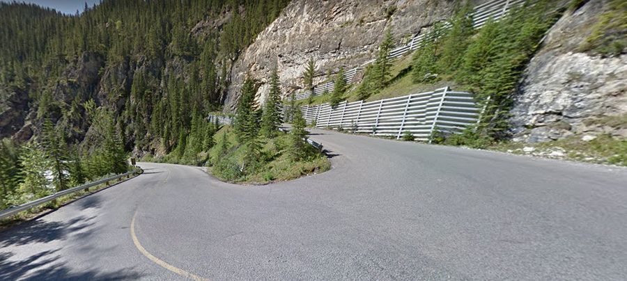 Yoho Valley Road is a Canadian steep, narrow road with intense hairpin ...
