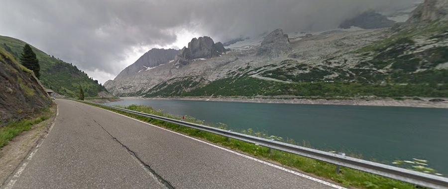 Fedaia Pass is the Italian Job road
