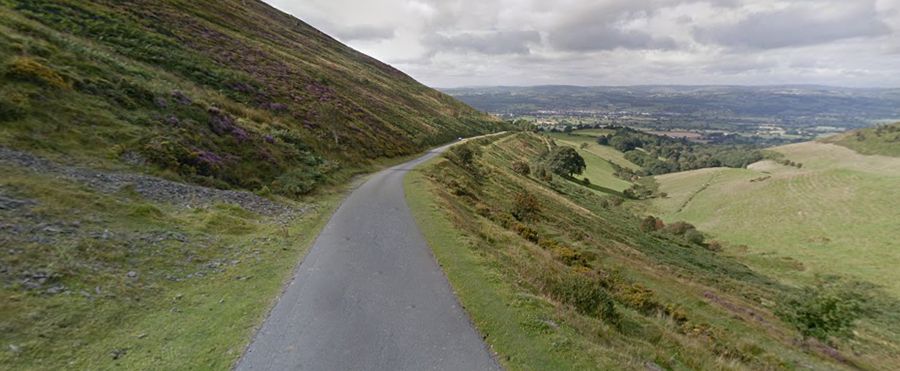 Bwlch Pen Barras, a brutally steep road in Wales