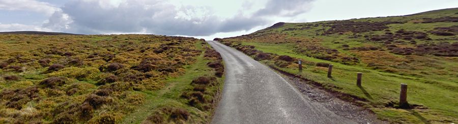 The Burway is a dangerously steep drive in Shropshire