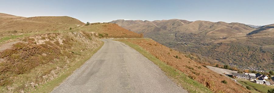 An epic road to Col d'Azet in the Pyrenees