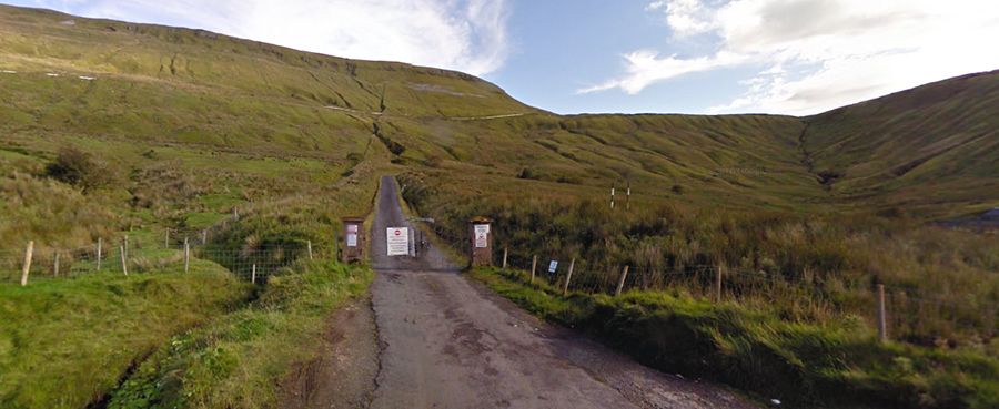 Truskmore, a steep (22%) paved road in Ireland