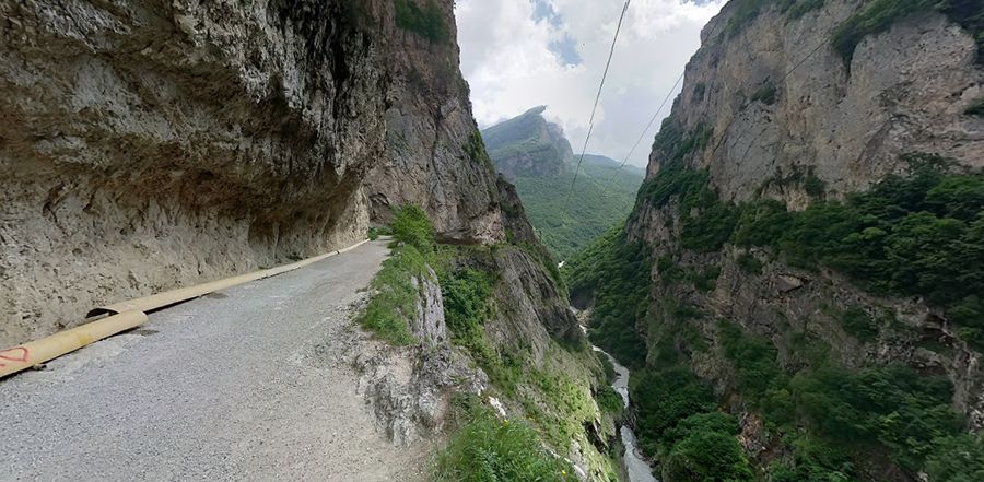 An epic enthralling road through Cherek Gorge