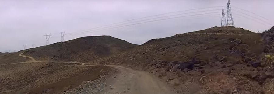 Burro Wash Road, a scenic 4x4 trail in Nevada