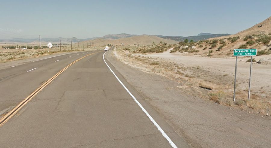 Beckwourth Pass, the lowest mountain pass in the Sierra Nevada mountains