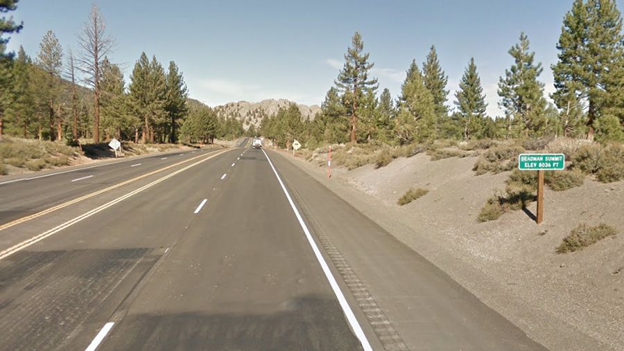 Travelling through the historic Deadman Summit