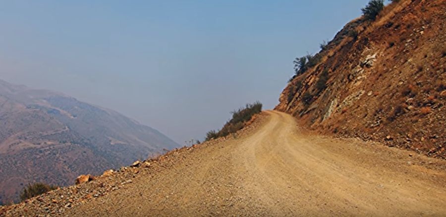 The remote Kleinschmidt Grade Road in ID will test your nerves
