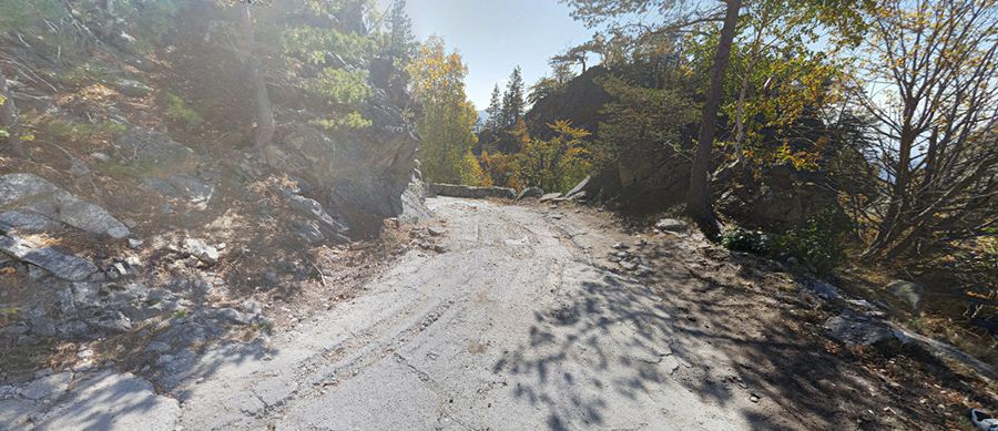 Kalin Reservoir, one of the highest mountain roads of Bulgaria