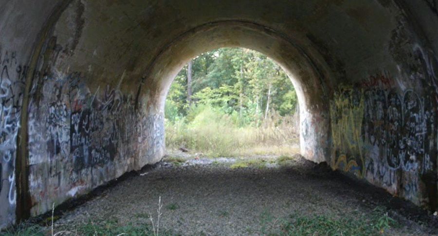 The haunted Lydia’s Bridge in NC