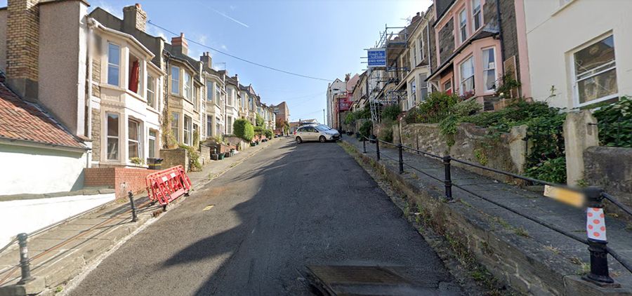 The top five steepest streets in England