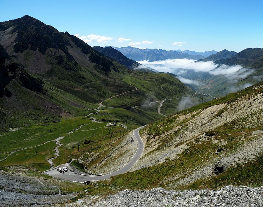 The legendary Col du Tourmalet, one of the world's top roads