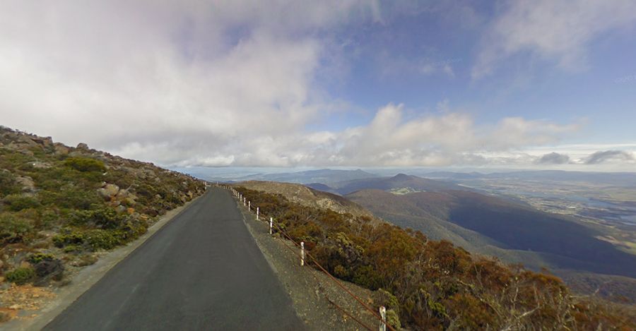 A drive to the summit of Mount Wellington in Tasmania