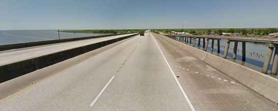 Manchac Swamp Bridge Total Length