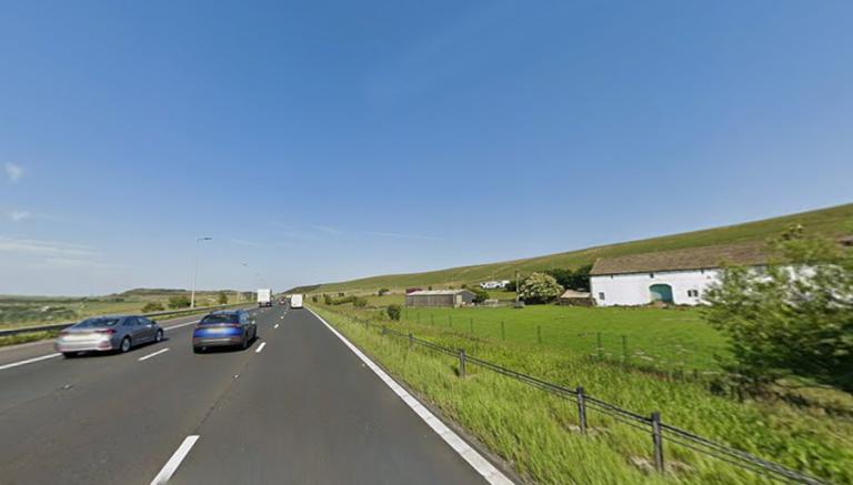 M62 at Stott Hall Farm: The House That Split a Motorway