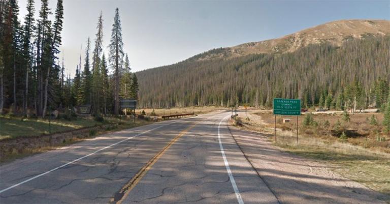 Enjoy a road among the clouds to Cameron Pass in Colorado